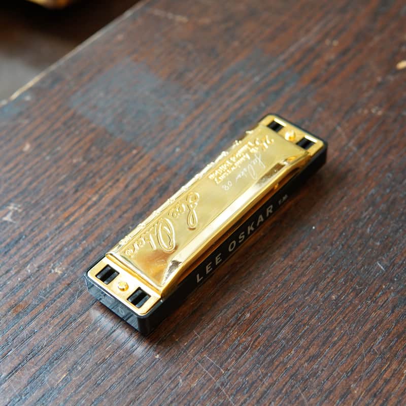 Lee Oskar Japan 25th Anniversary G Major Diatonic Gold | Reverb