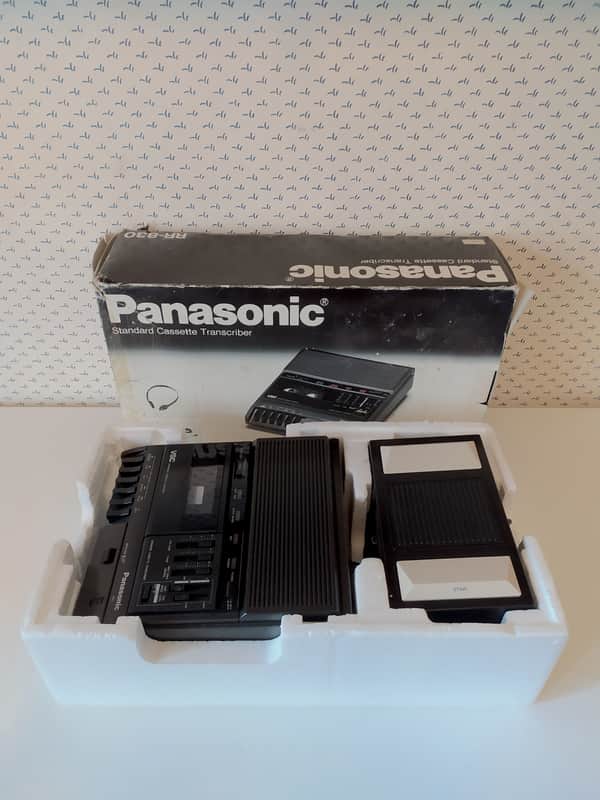 Panasonic RR-830 Desktop Cassette Recorder/Looper with Pitch | Reverb