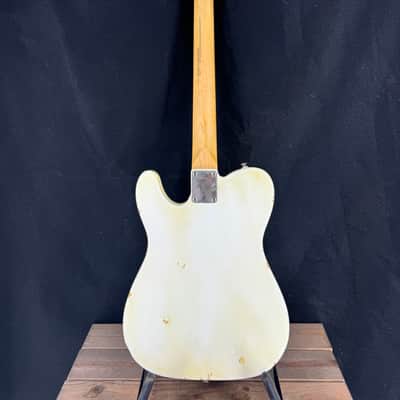 Fender Squier Relic Esquire Tele Telecaster Arctic White | Reverb