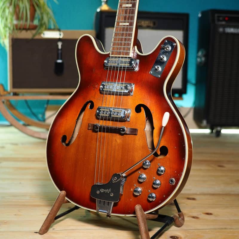 Hopf Galaxie Deluxe from the 60s (Harmony H-75) | Reverb