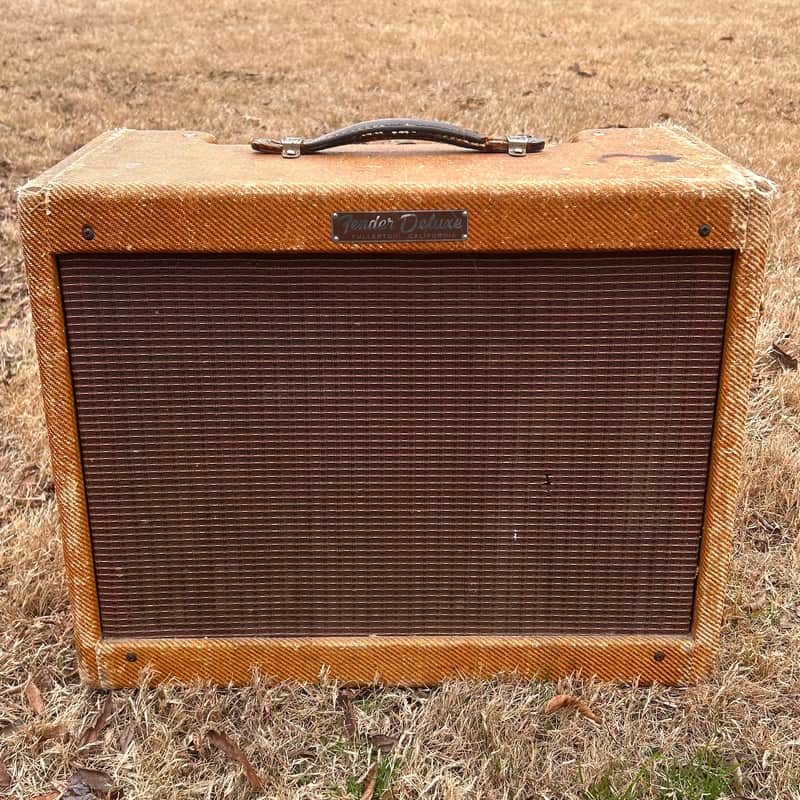 Vintage 1959 Fender Deluxe 5E3 Narrow Panel *SERVICED* | Reverb