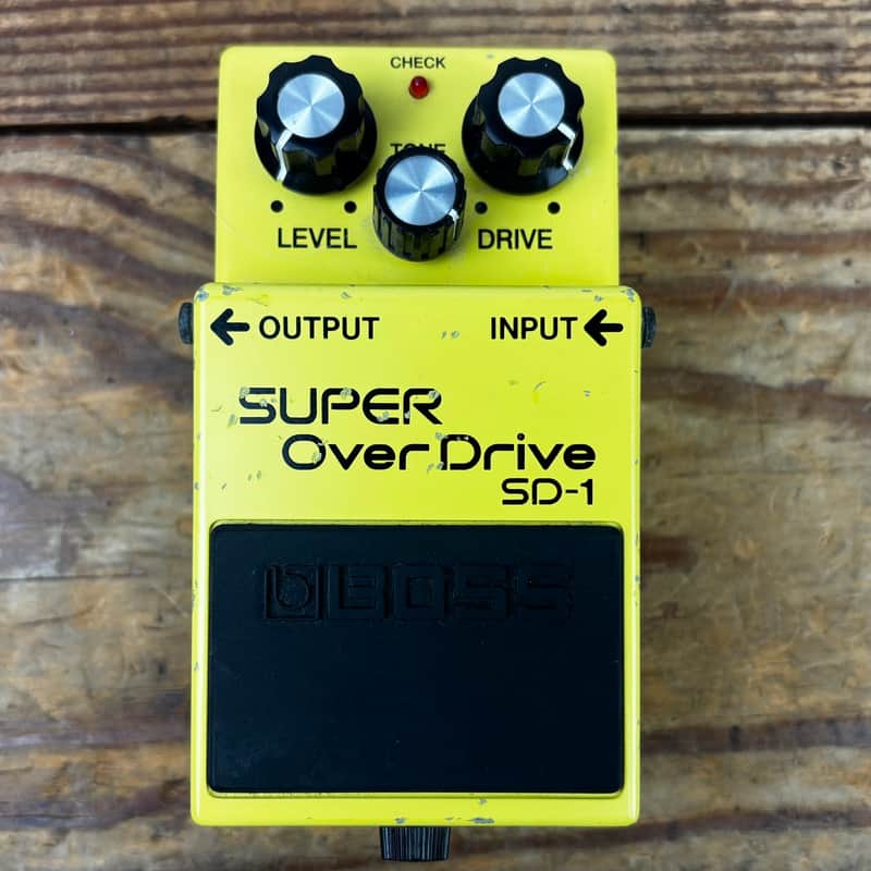 Boss SD-1 Super OverDrive Effects Pedal - Silver Label / MIT | Reverb