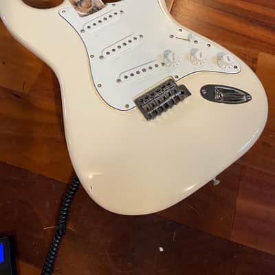 Genuine Fender White Stratocaster Standard Strat Alder Body | Reverb