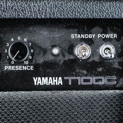 1992 Yamaha T100C 2-Channel 100-Watt 1x12" Guitar Combo black | Reverb