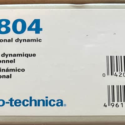 Audio Technica AT804 (Omnidirectional Moving Coil Dynamic | Reverb UK