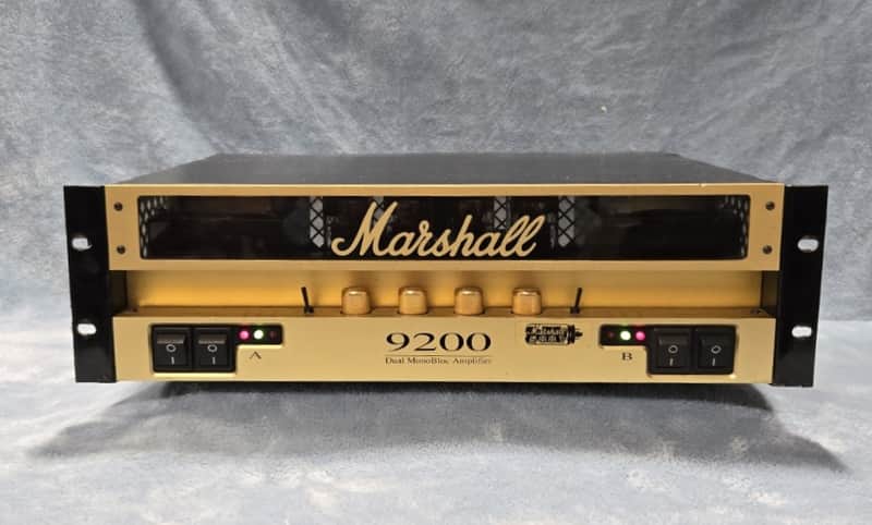 Marshall 9200 Dual Monobloc 100W/100W Power Amp | Reverb