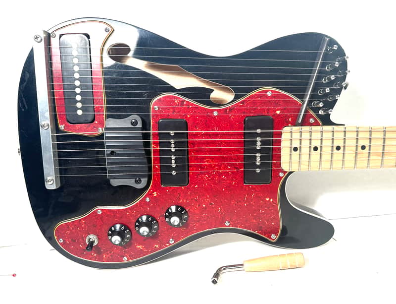 Awesomesauceguitars electric tele sitar guitar with | Reverb