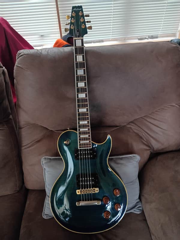 Aria Pro II PE-850 Transparent Blue 1990 Electric Guitar | Reverb
