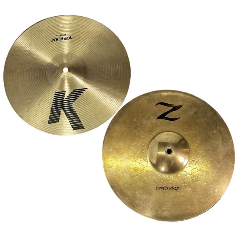 Used Zildjian K/Z Dyno Beat Hi Hat Cymbals 13" - Very Good | Reverb