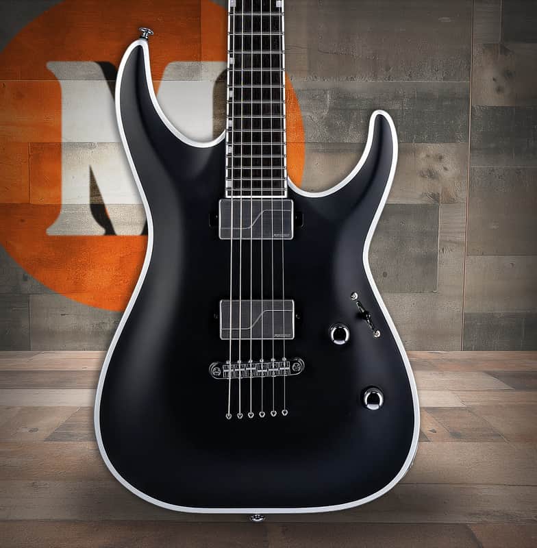 ESP LTD MH-1000NT Bold Binding - Black Statin | Reverb