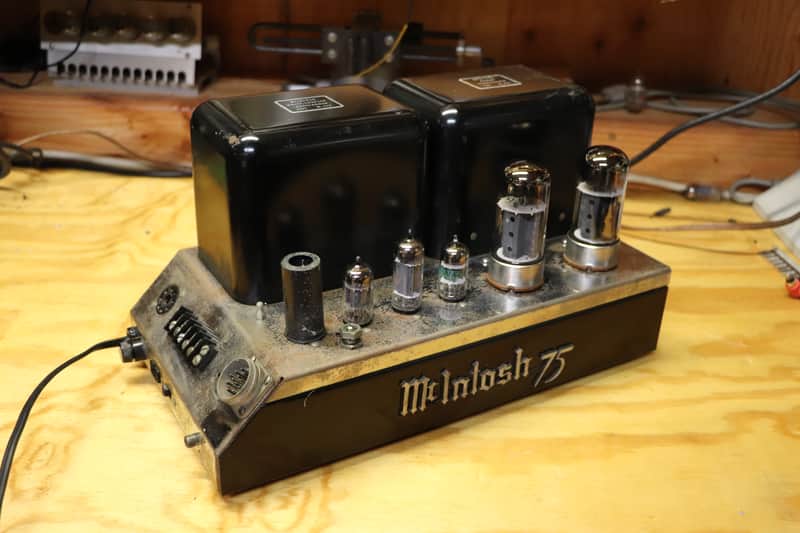 1963 McIntosh MC75 75-Watt Monobloc Power Amplifier | Reverb