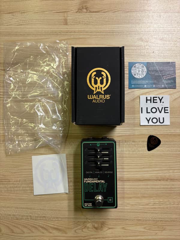 Walrus Audio Fundamental Delay 2023 - Present - Black / Green | Reverb