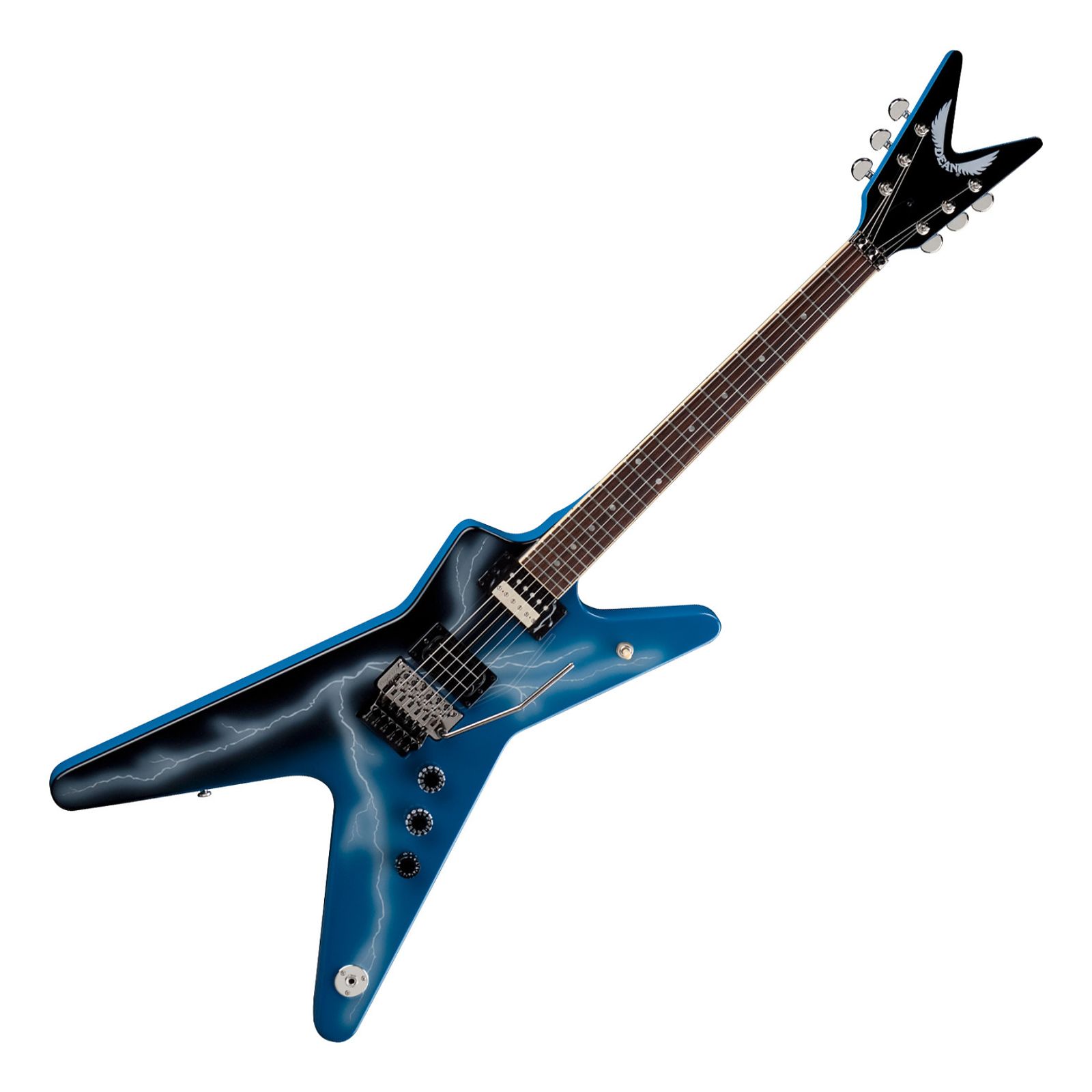 Dean Dimebag Dean from Hell CFH Lightning Bolt Graphic | Reverb UK