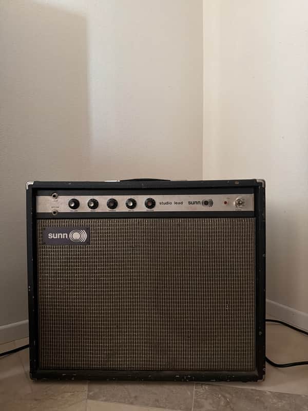 Sunn Studio lead combo mid-65 -70’s - Black Tolex | Reverb