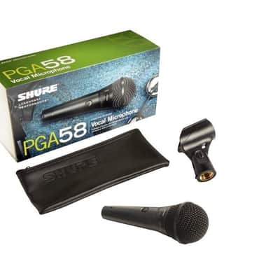 3X Shure PGA58-XLR Dynamic Vocal Handheld Mic w/ Foam | Reverb