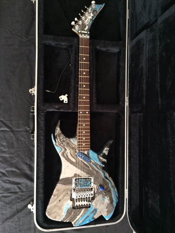 JEM Custom marble 1988 - Blue Marble Swirl RARE FIND! | Reverb
