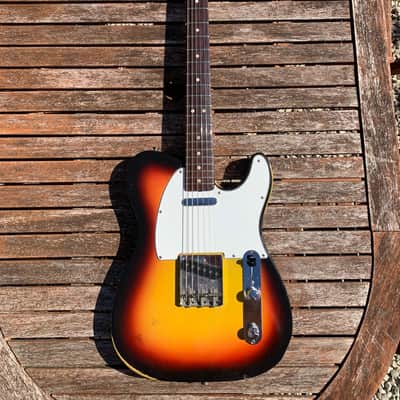 1966 Fender Telecaster 3 Tone Sunburst | Reverb