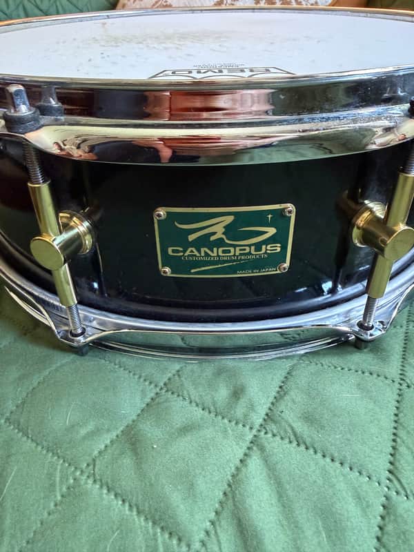 Canopus The Maple 5x14 2010 - Black Gloss | Reverb