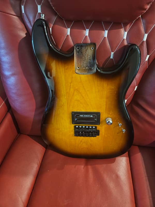 Mighty Mite Super Strat Loaded Body 80s - Tobacco Sunburst | Reverb