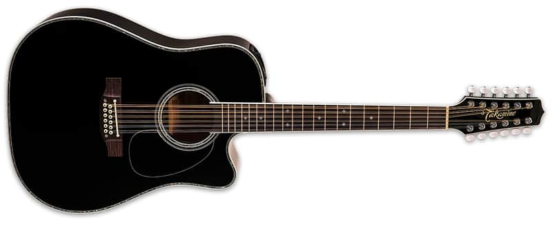 Takamine EF381DX Dreadnought Acoustic 12-String Guitar | Reverb