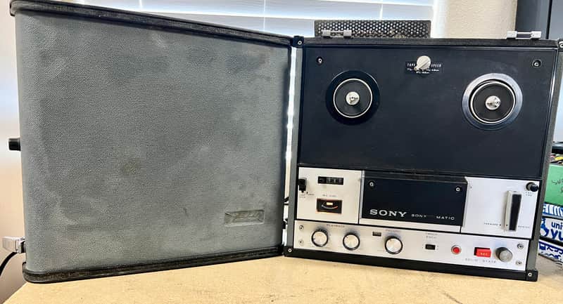 Sony TC-105A Sony-o-Matic Portable Reel-to-Reel Tapecorder | Reverb