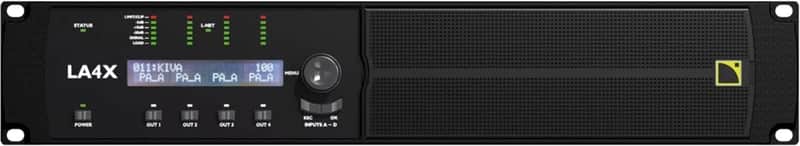 L-Acoustics LA4X 4-Channel Amplifier 4x1000W 8-Ohm DSP | Reverb