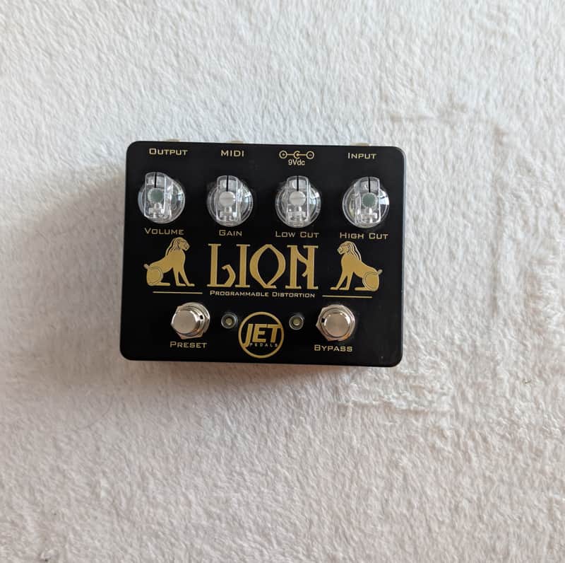 Jet Pedals Lion Programmable Distortion 2025 - Black | Reverb