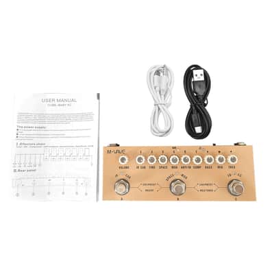 Brand New M-VAVE Acoustic Guitar Multi Effects Pedal with IR | Reverb