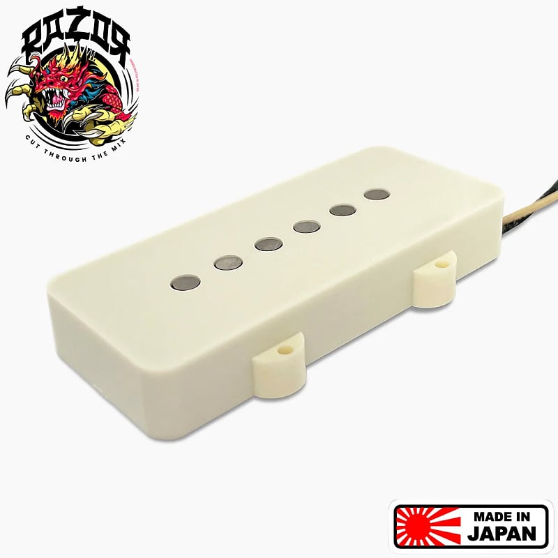 Razor Mangetsu Full Moon Pickup SET For Jazzmaster - Aged | Reverb