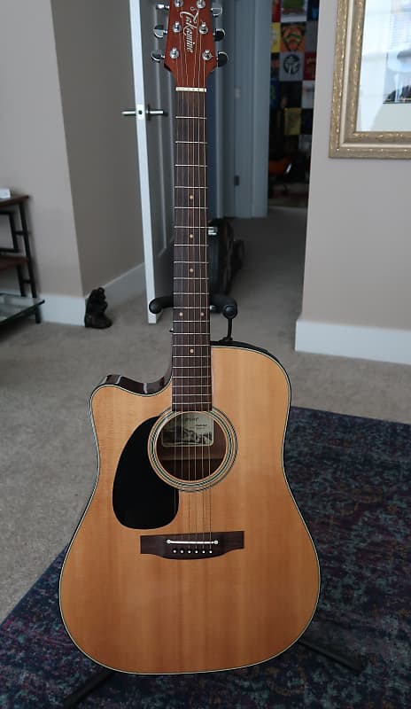 Takamine 2010 EF340sclh Left Handed Acoustic-Electric w/OHSC | Reverb