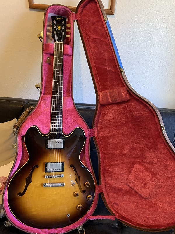 1982 Greco SA59-120 SUPER REAL 1959 335 Model | Reverb