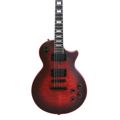 10S Custom GF Single Cut Baritone Electric Guitar Fire Red | Reverb