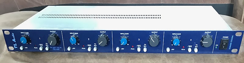 TL Audio PA 2001 Indigo Series Tube Quad Preamp 2000's | Reverb