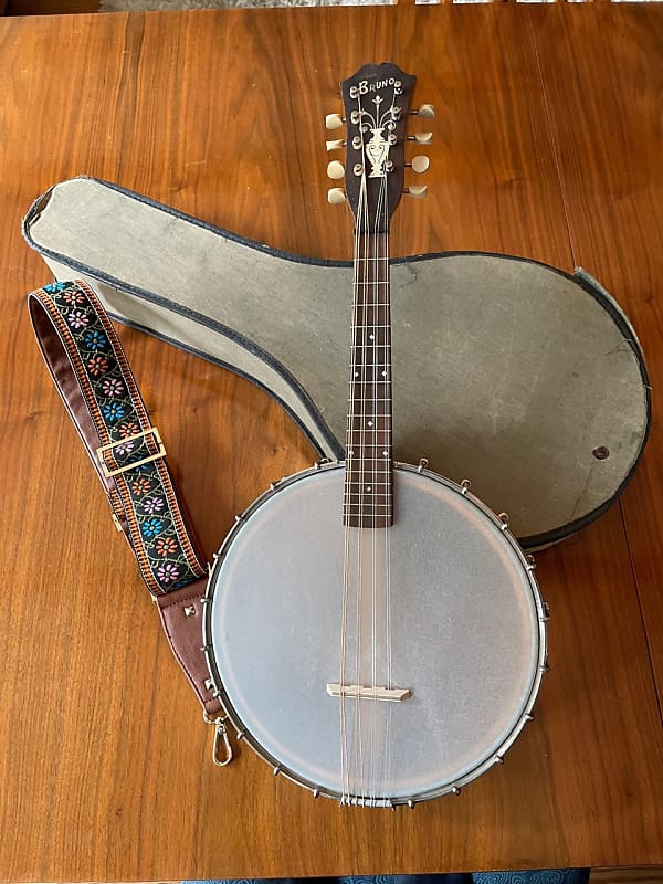 Bruno Banjolin Banjo Mandolin 1920's-30's - Maple w strap & | Reverb