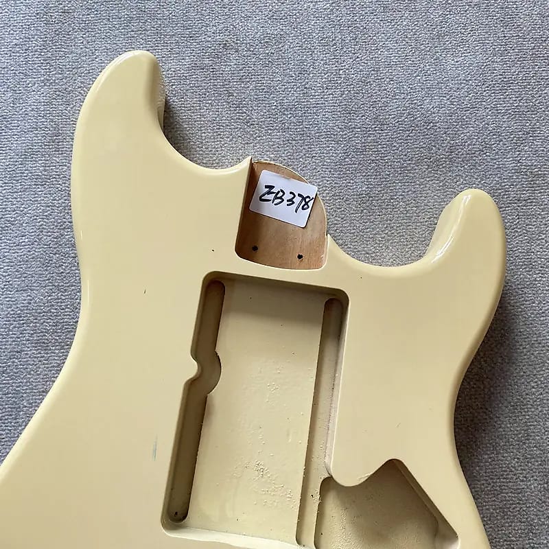 Cream Guitar Basswood Stratocaster Strat Style Body | Reverb UK