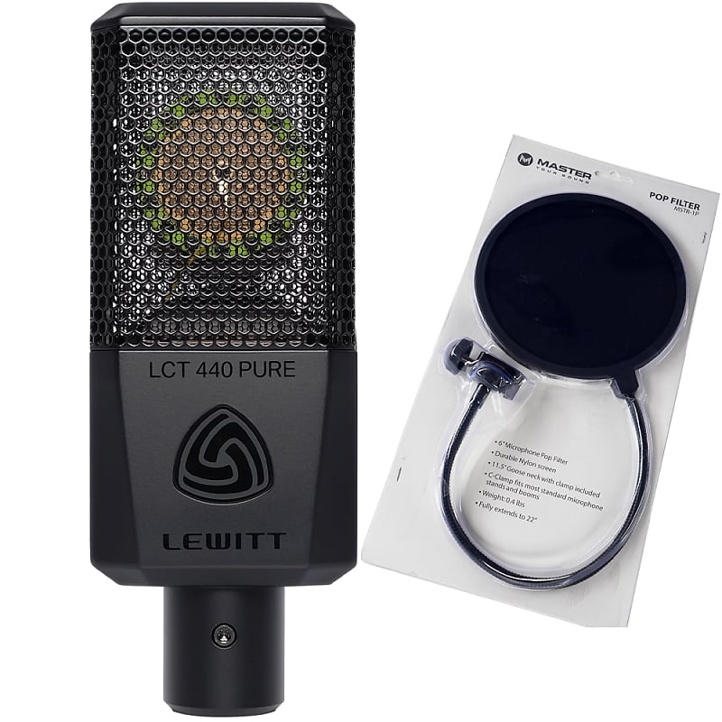Lewitt Audio LCT 440 PURE 1" True Condenser Recording | Reverb