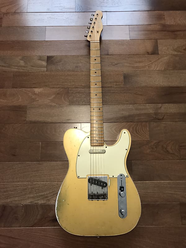 Danocaster Single Cut Telecaster 2012 Firemist Gold | Reverb