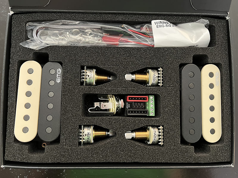 EMG Jim Root Daemonum Humbucker Pickup Set w/brand new wiring | Reverb