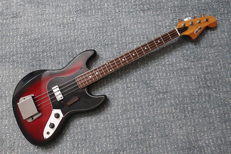 Vintage 1970s Tesico Crown Bass Sunburst Cool Claw Short | Reverb