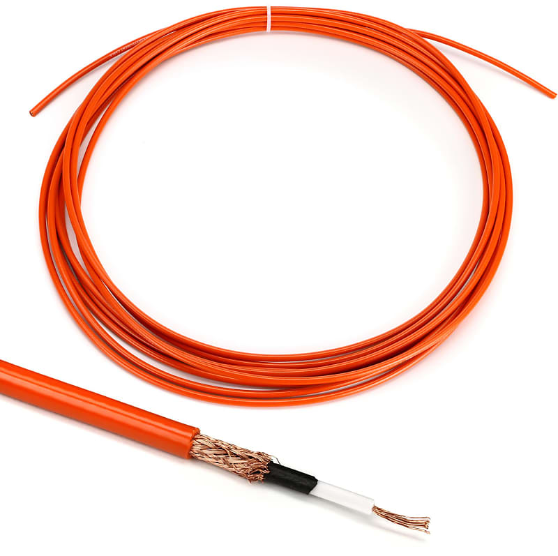 Lava Cable Mini ELC Instrument Wire - Orange 25 Foot | Reverb