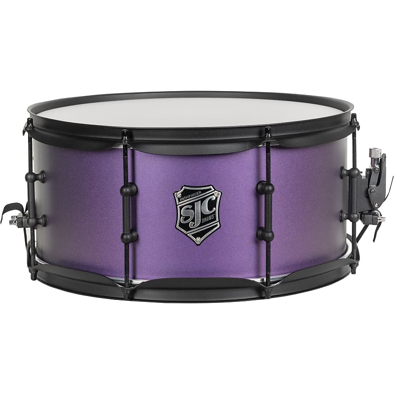 SJC Pathfinder Series 6.5x14 Snare Drum - Purple Glimmer | Reverb