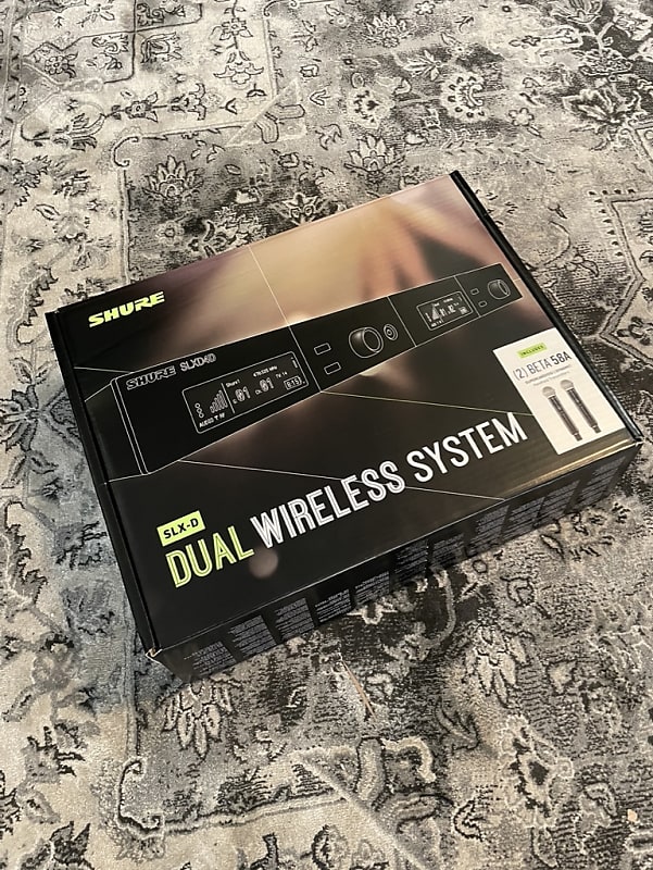 Shure SLXD24D B58 G58 Dual Beta58 Wireless Microphone | Reverb