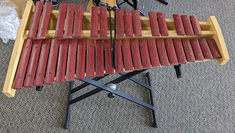 Stagg XYLO-SET SYN , Synthetic 37 Key Xylophone Complete with | Reverb