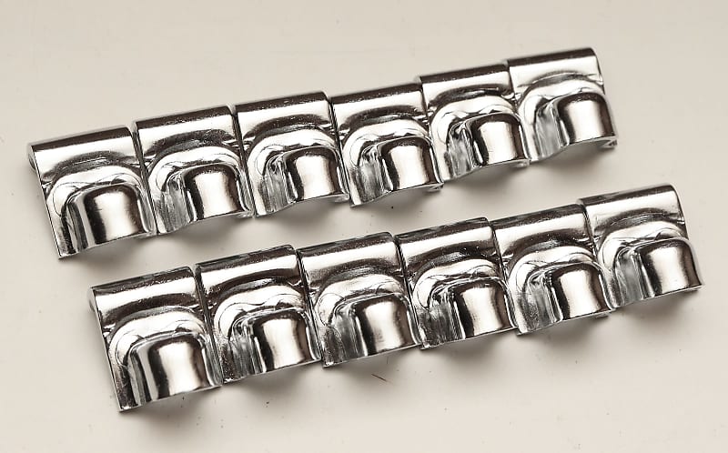 (14) Leedy Hoop Clips, Chrome Plated Brass -1950s to 60s / | Reverb