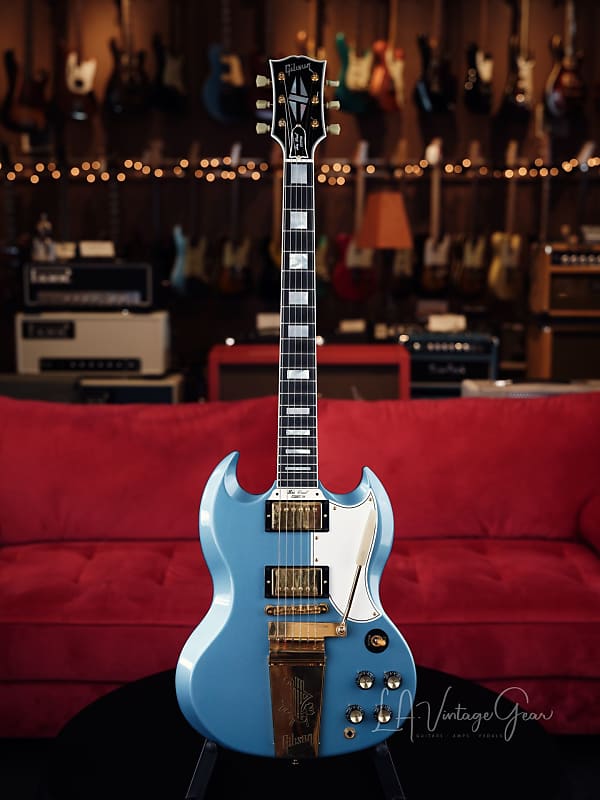 2010 Gibson Custom Shop SG Custom 2 Pickups with Maestro VOS | Reverb