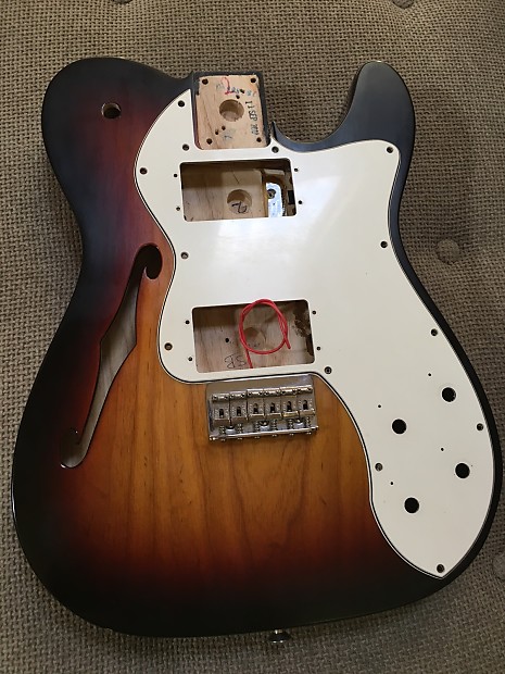 Fender Classic Player Telecaster Thinline Deluxe Guitar Body | Reverb