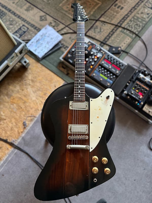 Greco Firebird lll 1988-90 - Sunburst and black | Reverb