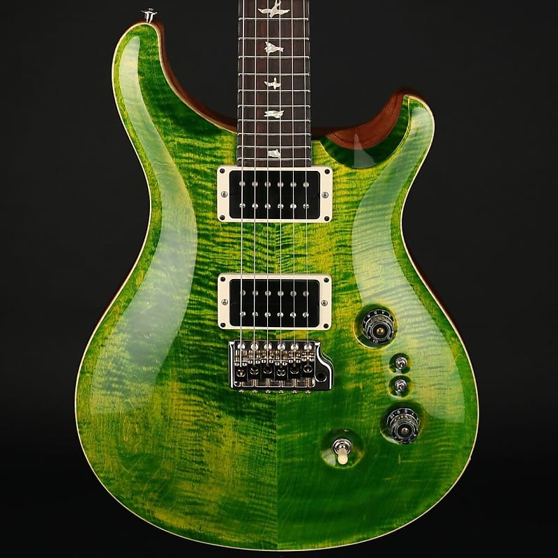PRS Custom 24 35th Anniversary in Emerald with Pattern Thin | Reverb