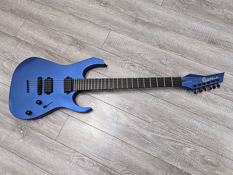 Guerilla Guitar M6 Tactical Sky Ice Blue - Made in | Reverb Canada