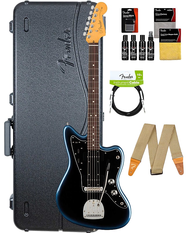 Fender American Professional II Jazzmaster - Dark Night w/ | Reverb